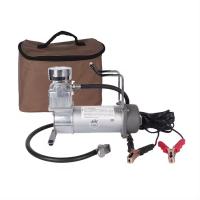 China Portable Single Cylinder OffRoad DC12V Metal Heavy Duty Air Compressor With Gauge for sale