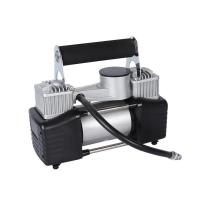 China Portable Tire Pump DC 12 Volt Metal Tire Inflator Car Air Compressor For Truck With Cloth Bag for sale