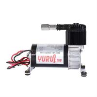 China Dc 12v  Air Ride Suspension Compressor Chrome And Black For Truck for sale