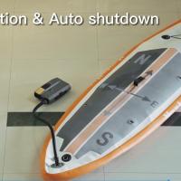 China Fastest SUP Electric Pump 12V And AC Power Line Inflate Deflate Like A Shark Up To 20psi With Automatic Digital Screen for sale