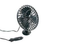 China Mini Black Plactic Vehicle Cooling Fans Dc 12v Portable 4 Inch With Adsorption for sale