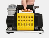 China DC12V Metal Portable Car Tyre Inflator With Metal Pressure Gauge And Hose for sale