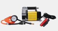 China Portable Car Tyre Inflator With Metal Pressure Gauge And Hose for sale