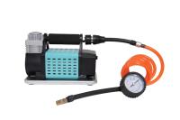 China DC12V Metal Portable Car Air Compressor With Metal Pressure Gauge for sale
