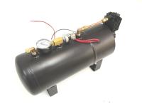 China Durable 2-In-1  Air Lift Suspension Compressor Car Air Source Kits With 1.0 Gallon Air Tank for sale
