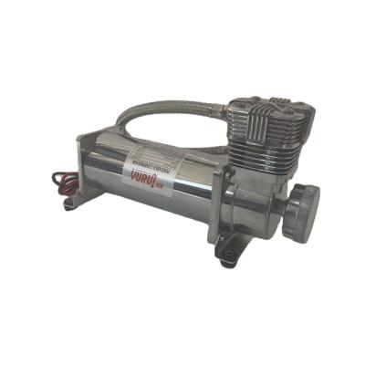 China DC12V Chrome Car Air Suspension Compressor With Low Noise for sale
