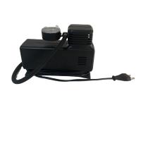 China AC110-230V/DC12V Changeable Current Car Tire Air Compressor with nozzle for sale