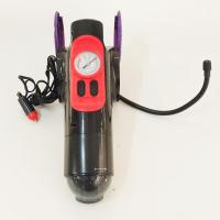 China Dc12v Mini Portable Vacuum Cleaner ABS Digital Gauge Plastic Air Compressor for sale