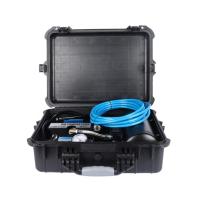 China Heavy Duty Double Cylinder Car Air Compressor For Car Tire Inflation With Plastic Box for sale