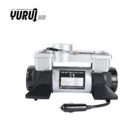 China DC12V Portable Metal Car  Air Compressor With Plastic Box Compressor Kit for sale