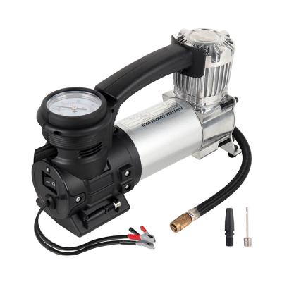 China Metal Single Cylinder For Off Road Truck 4x4 High Pressure Silver Air Compressor Car Tire Inflators for sale