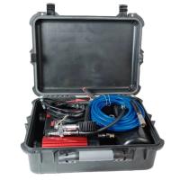 China Off-Road Double Cylinder Air Compressor With Plastic Box Car Tire Inflator for sale