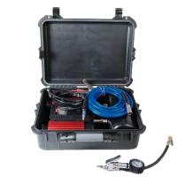 China Off-Road Double Cylinder Air Compressor With Plastic Box Car Tire Inflator for sale