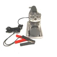 China Metal Car Air Compressor Crocodile Clip Single Cylinder Digital Display Car Inflation Air Pump for sale