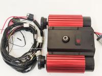 China Double Cylinder Car Air Pump Heavy Duty Off-Road Inflation Car Air Compressor for sale