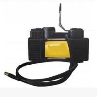 China Double Cylinder Vehicle Air Compressors Metal Material Portable In Yellow Color for sale