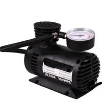 China Black Auto Air Compressor For Car Tyres , Ce Listed Portable Car Tire Pump for sale