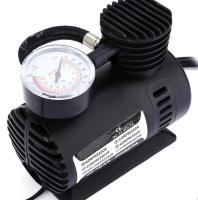 China Black Auto Air Compressor For Car Tyres , Ce Listed Portable Car Tire Pump for sale