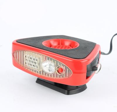 China ABS Dc12v Portable PTC Ceramic Car Fan Heaters With LED Light for sale