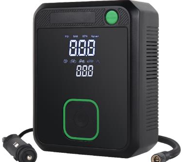 China Electric Tire Inflator LCD Digital Display Car Air Pump With Deflating Function for sale