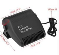 China 150w 12v Mini Portable Car Heaters Electric Black Color Long Working Life for sale