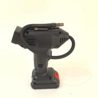China Rechargeable Cordless Electric Portable Tire Air Pump With Digital Gauge for sale