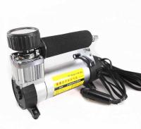 China Silver Black Heavy Duty Portable Air Compressor 12v 140 Psi Air Pump For Car for sale