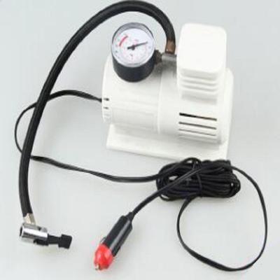 China Mini ABS Portable DC12V Car Tyre Inflator With Cigarette Plug for sale