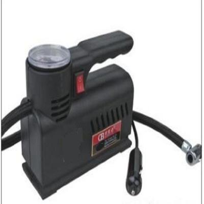 China Dc12v Plastic Vehicle Air Compressors , Black Shock Portable Air Pump Yf632 for sale
