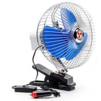China Plastic Back Guard Car Cooling Fan , Mini Auto Cool Fan With Switch Dc12v for sale