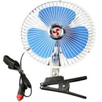 China Plastic Back Guard Car Cooling Fan , Mini Auto Cool Fan With Switch Dc12v for sale