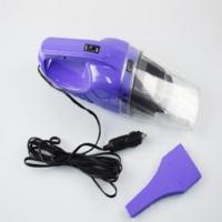 China Purple Hand Held Battery Powered Vacuum Cleaners Dc 12v Plastic Material for sale