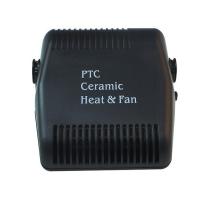 China Oem Black Handheld Rechargeable Car Heater , Dc12v Plug In Heater For Car for sale
