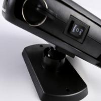 China Dc 12v Plastic Portable Car Heaters Black Color With Fan / Heater Function for sale