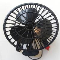 China Mini 4 Inch Car Cooling Fan Plastic Oscillating Cup Mounting With Two Switch for sale