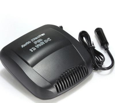 China Electric Small Portable Car Heaters 150w Black Color Plastic Material With Switch for sale