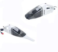 China White Black Handheld Car Vacuum Cleaner 0.8kgs With Washable Filter 12v Dc for sale