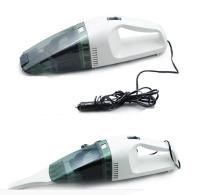 China White Black Handheld Car Vacuum Cleaner 0.8kgs With Washable Filter 12v Dc for sale