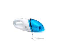 China 0.7kgs Handheld Rechargeable Vacuum Cleaner 12v Dc Blue White Color With Adaptor for sale