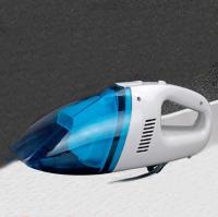 China Wet / Dry Handheld Car Vacuum Cleaner Plastic Material In Blue White Color for sale