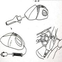 China Vehicle Handheld Rechargeable Vacuum Cleaner Dc 12v With Ce Rohs Certification for sale