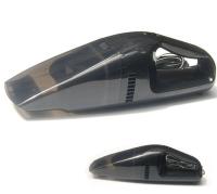 China Black Plastic Handheld Car Vacuum Cleaner With One Year Warranty for sale