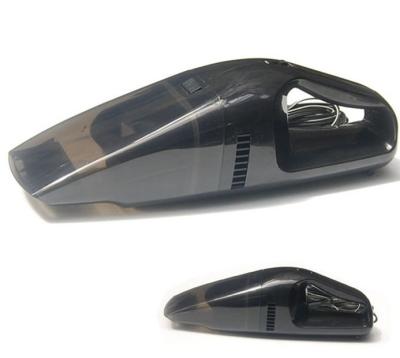 China Black Plastic Handheld Car Vacuum Cleaner With One Year Warranty for sale