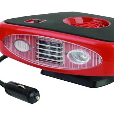 China 12V Portable Car Fan Heater with Light 150W PTC Heating for sale