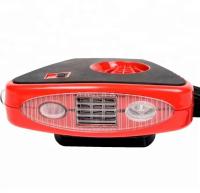 China 12V Portable Car Fan Heater with Light 150W PTC Heating for sale
