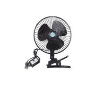 China 12V / 24V Car Cooling Fan With Half Safety Metal Guard Long Working Life for sale