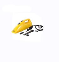 China Yellow Handheld Car Vacuum Cleaner With Compressor Function 12v Car Vacuum Cleaner for sale