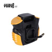 China 12V Mini Portable Car Tire Air Compressor with LED Light and 5-Minute Inflation for Emergency Use for sale