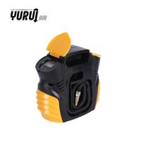 China 12V Mini Portable Car Tire Air Compressor with LED Light and 5-Minute Inflation for Emergency Use for sale