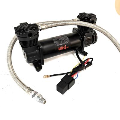 China Heavy Duty Car Pump 12V/24V Car Air Suspension Compressor for sale
